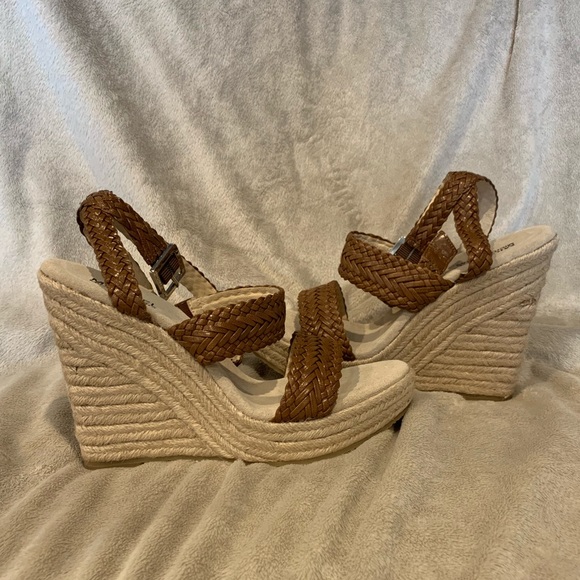 Michael Kors | Shoes | Michael Kors Braided Leather Wedge | Poshmark